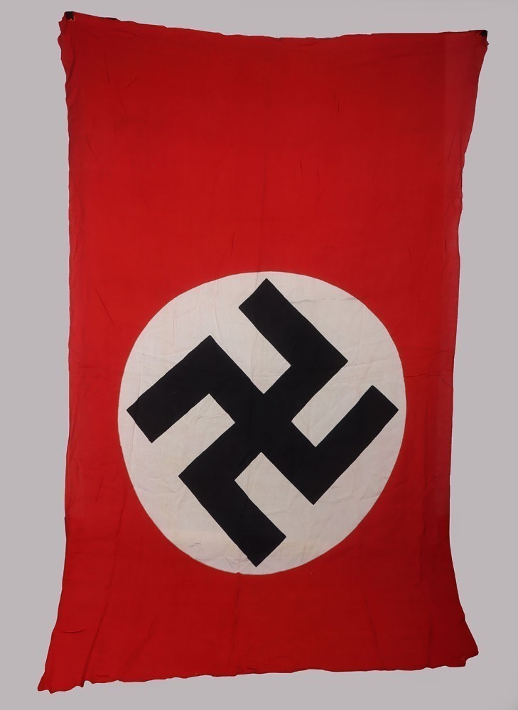 Large Third Reich NSDAP Building Flag