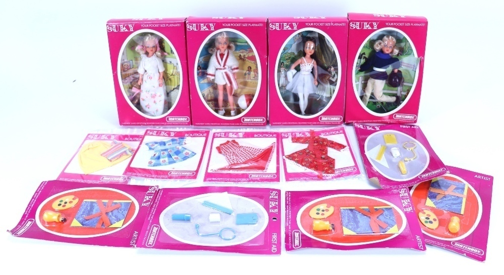 Matchbox Suky Dolls, 1970s,