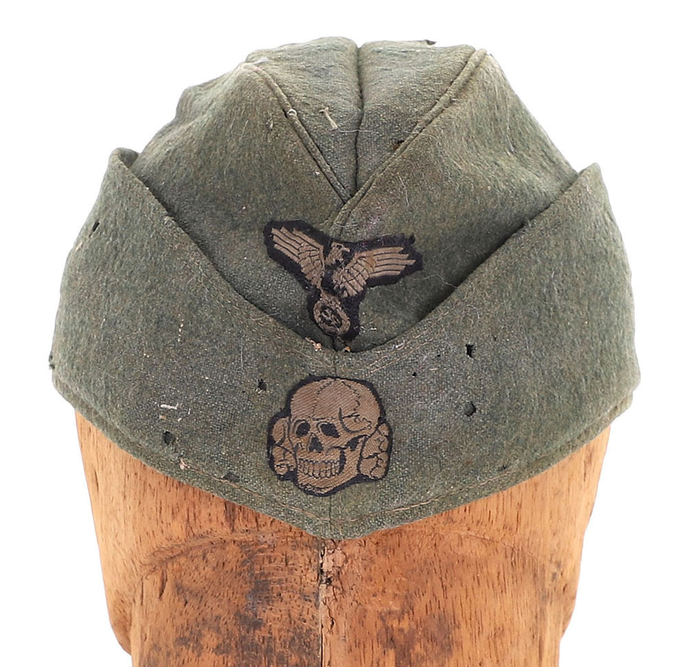 Rare WW2 German Waffen-SS Enlisted Mans Overseas / Side Cap