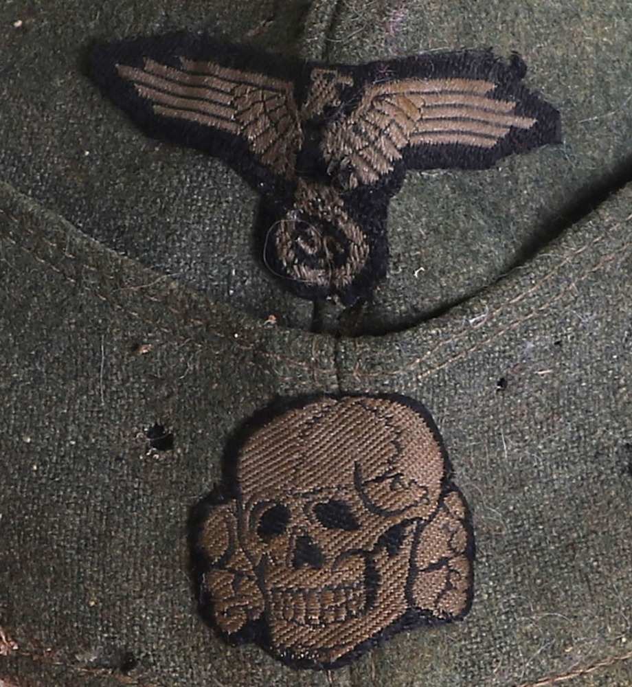 Rare WW2 German Waffen-SS Enlisted Mans Overseas / Side Cap