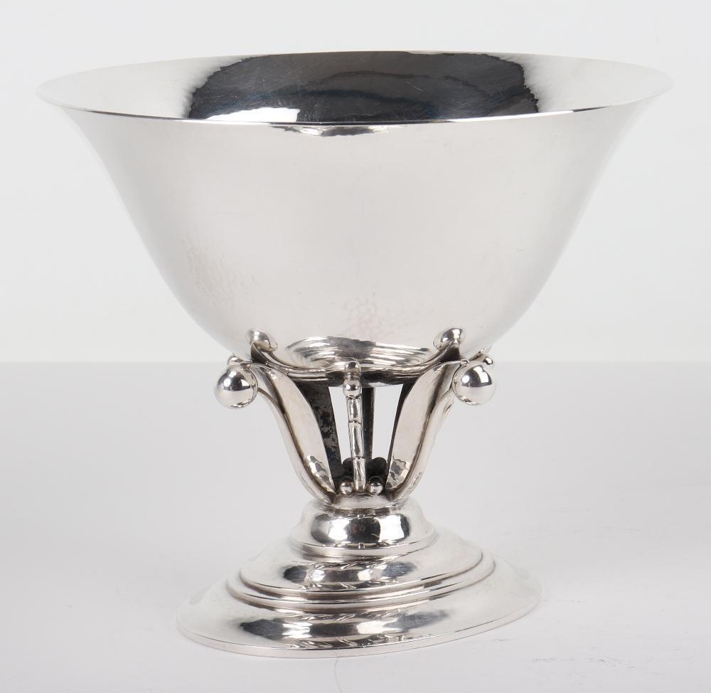 A Georg Jensen silver compote