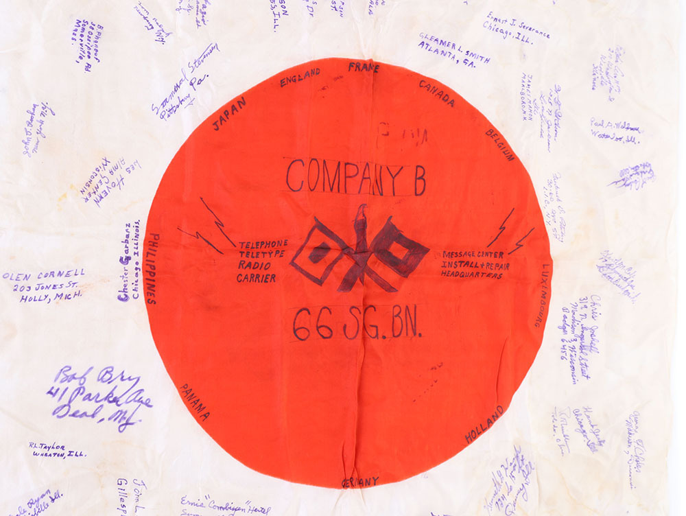 Captured WW2 Japanese Flag
