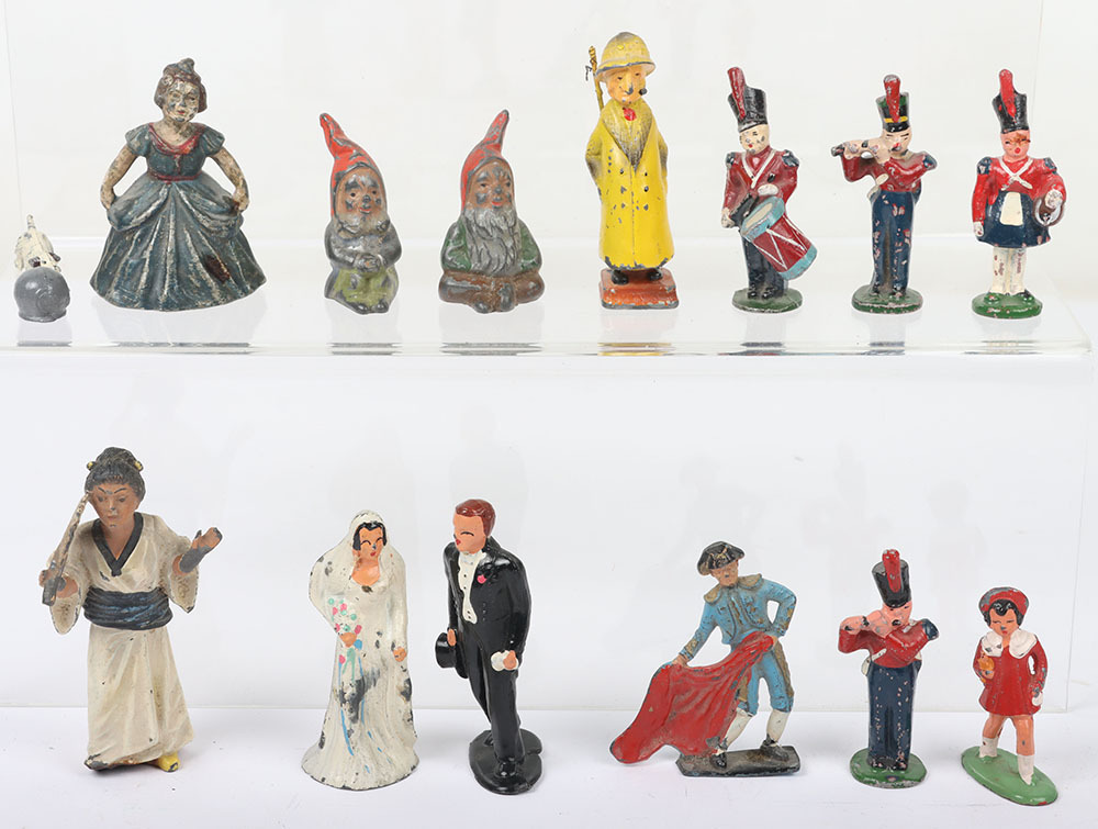 Various lead figures