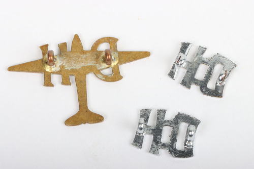 WW2 De Havilland Factory Workers Badges