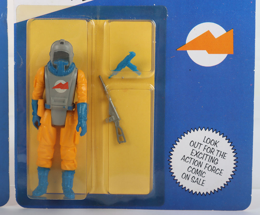 Two Vintage Action Force Space Force Action Figures Series 2 carded moc ...