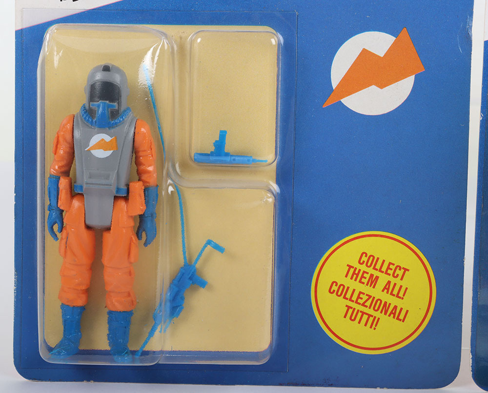 Two Vintage Action Force Space Force Action Figures Series 2 carded moc ...