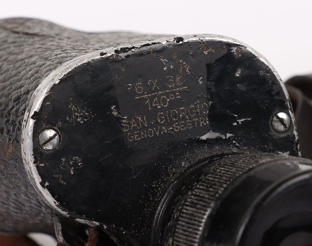 WW2 Italian Fascist Officers Binoculars by San Giorgio