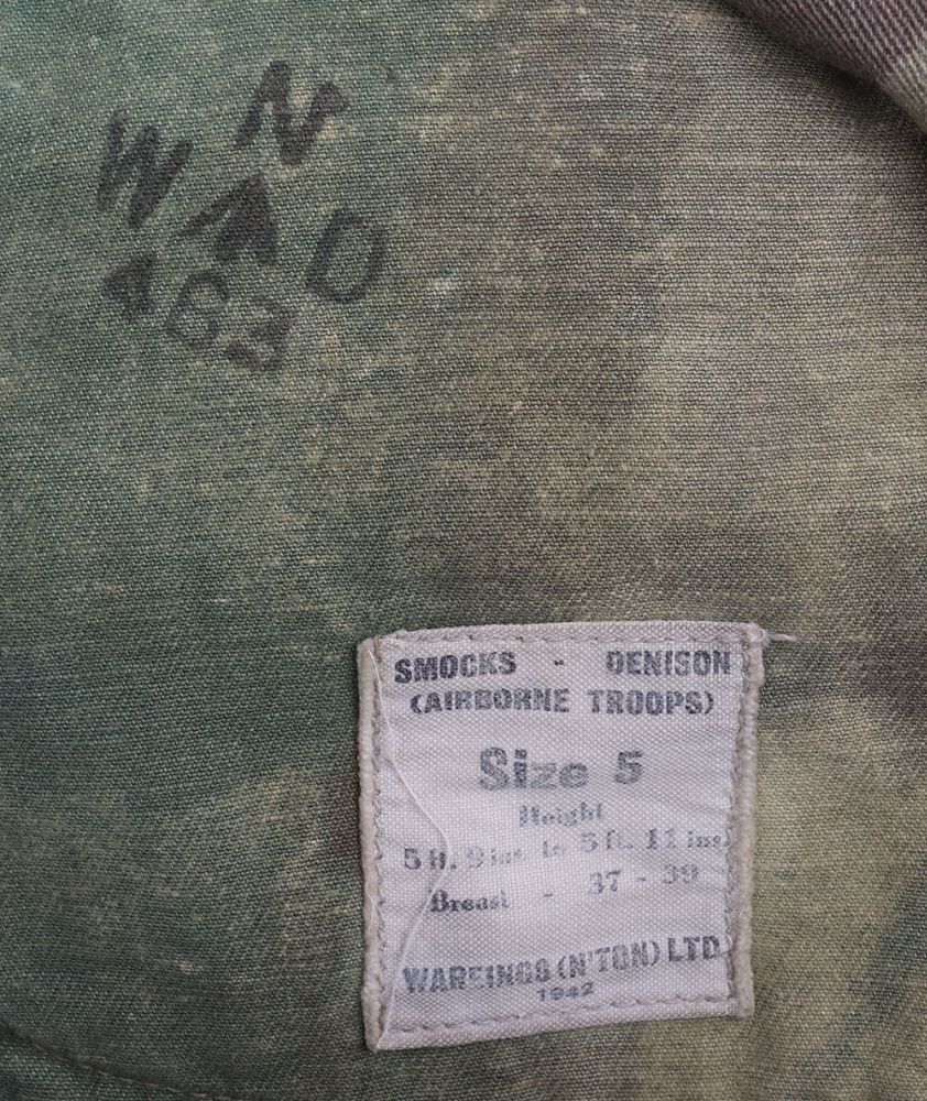 WW2 1942 Dated British Airborne Forces Denison Smock Belonging to ...