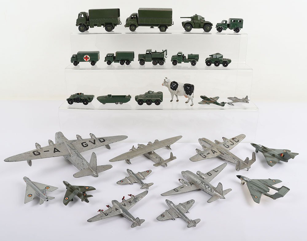 A Quantity of Vintage Play-worn Dinky Toys Aircraft,