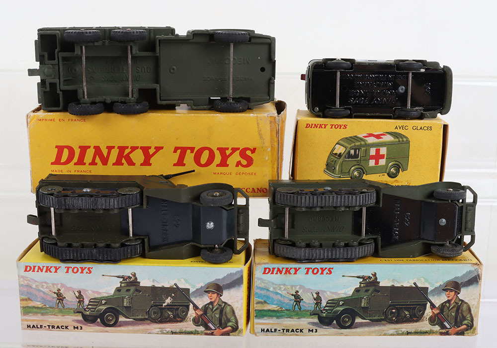 French Dinky boxed Military vehicles