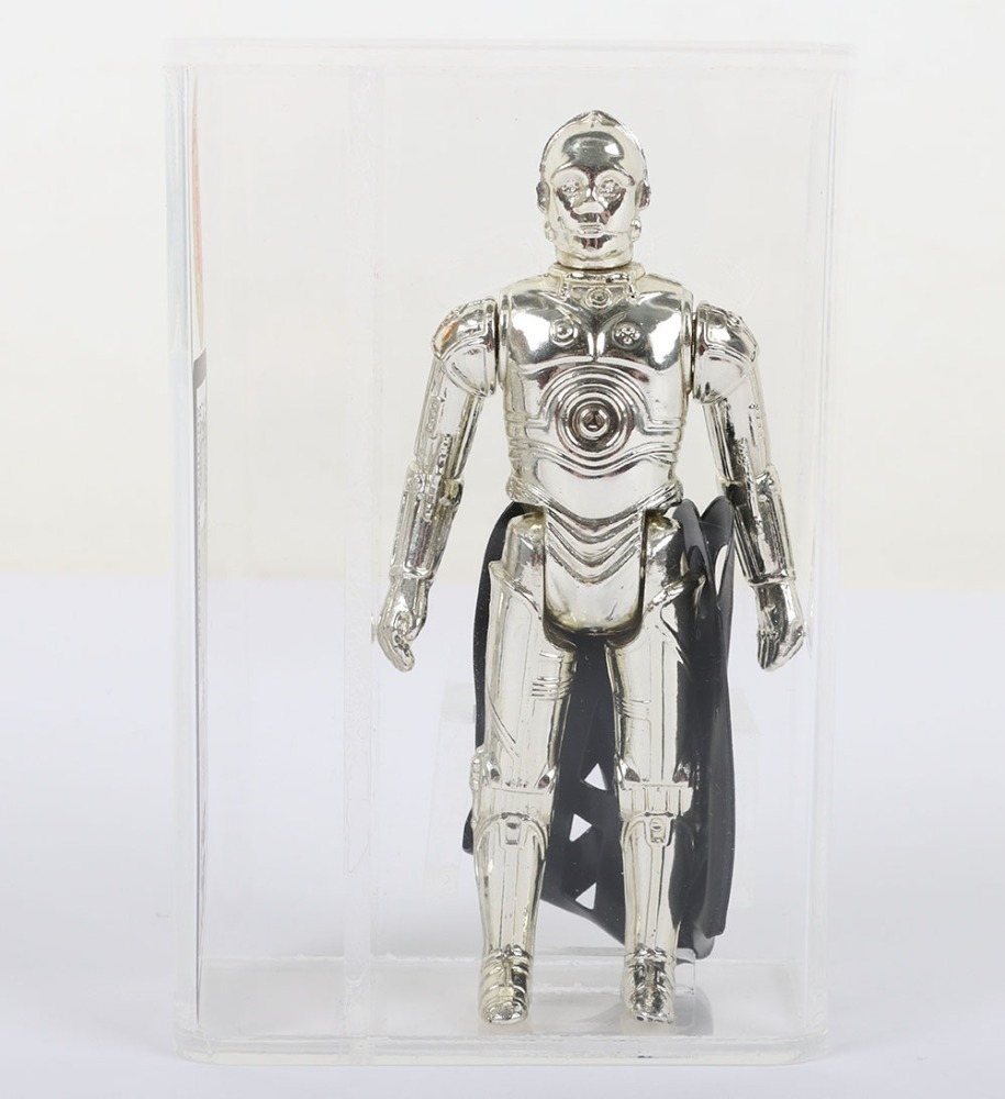 Vintage Star Wars C-3PO Removable Limbs Graded 90% Gold UKG Action ...