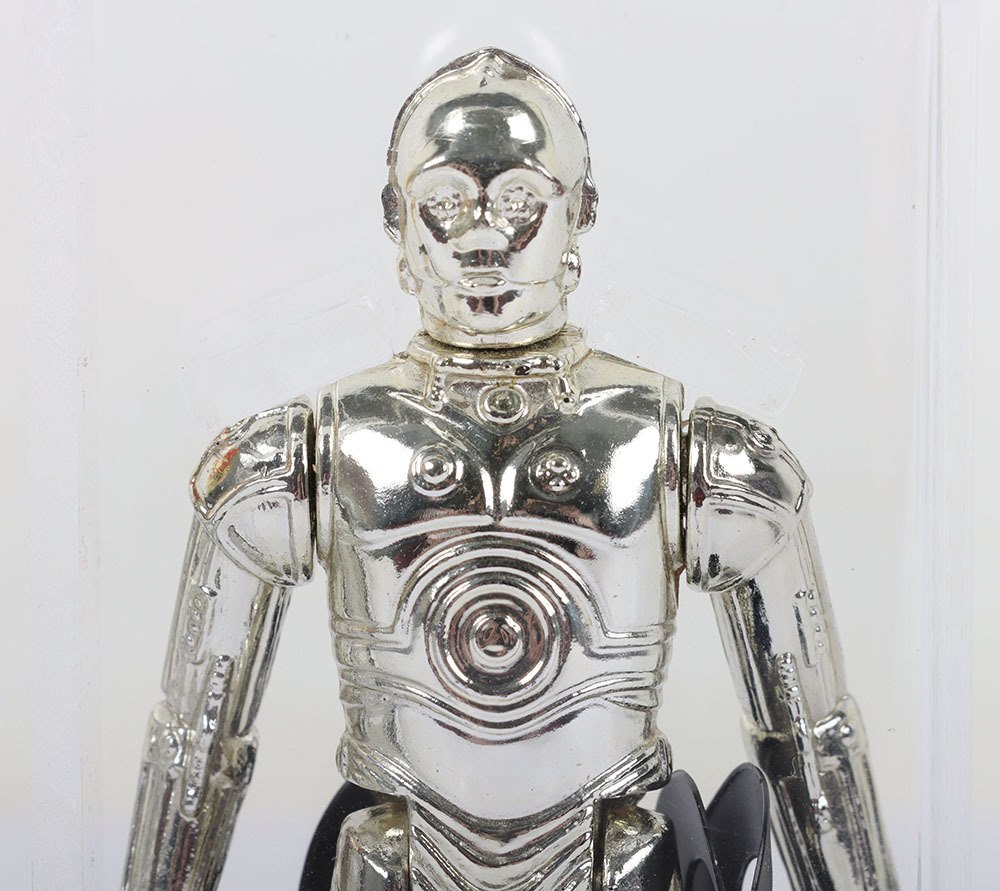 Vintage Star Wars C-3PO Removable Limbs Graded 90% Gold UKG Action ...