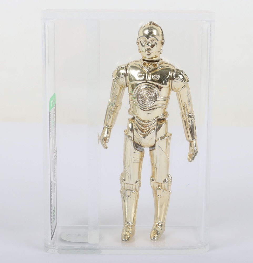 Vintage Star Wars C-3PO Graded 85 AFA Action Figure 1977.