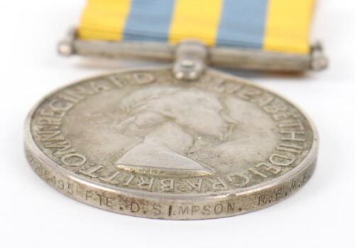 British Korean War Medal Royal Electrical & Mechanical Engineers