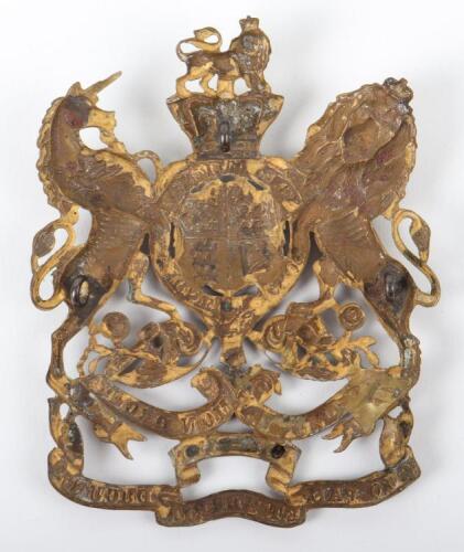 Victorian Royal Engineers Officers Home Service Helmet Plate