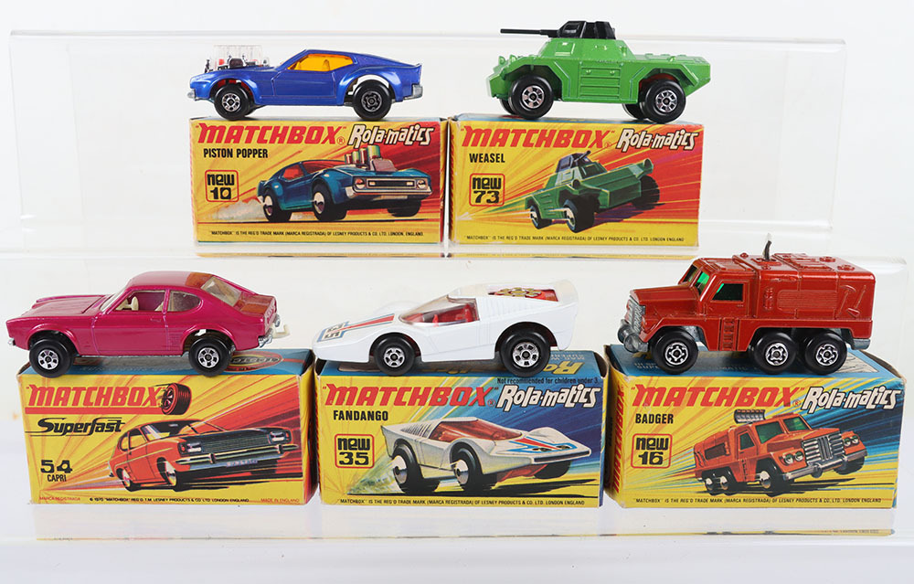 Matchbox Superfast 35b Fandango with White body and Red interior