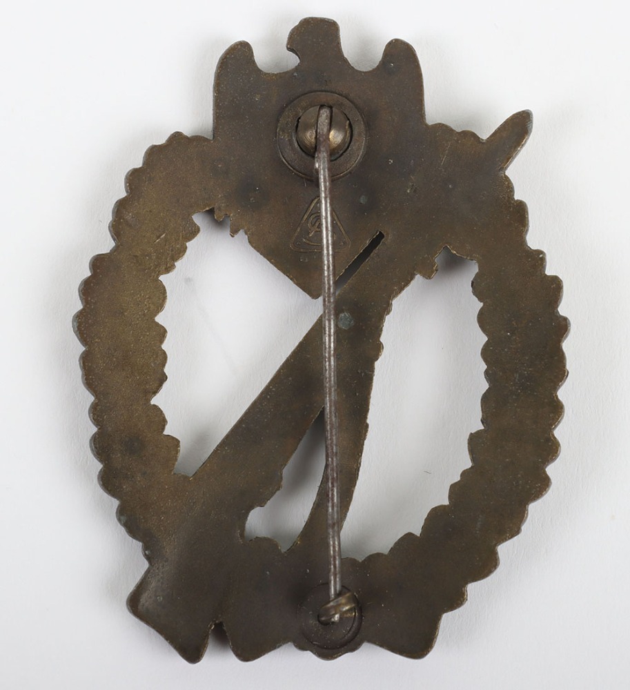 WW2 German Army / Waffen-SS Infantry Assault Badge in Bronze by Adolf ...