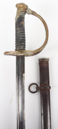 Belgium M-1889 Infantry Officers Sword