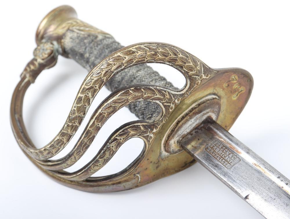 Belgium M-1889 Infantry Officers Sword