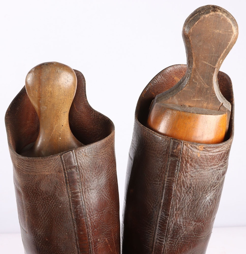 WW1 Period British Cavalry Officers Leather Boots