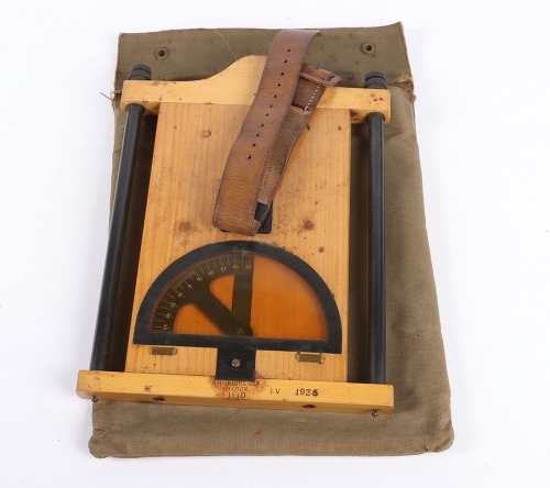 WW1 Period RFC Map / Observation Chart Leg Board