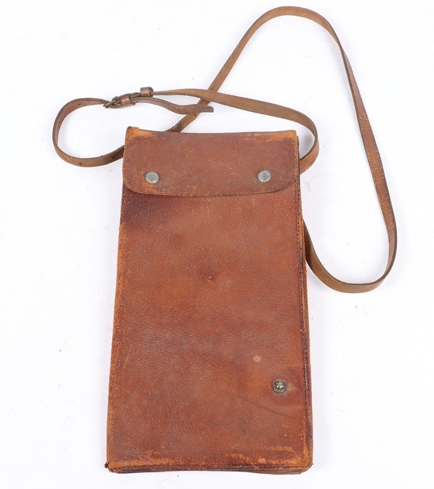 A Great War Leather Map Case
