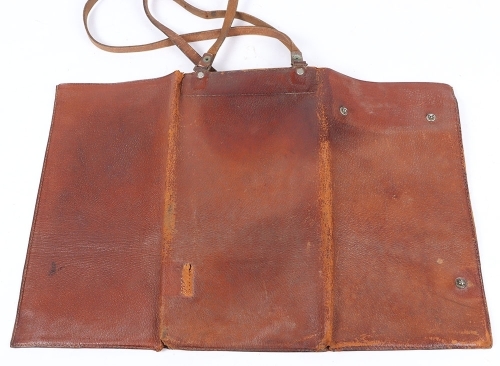 A Great War Leather Map Case