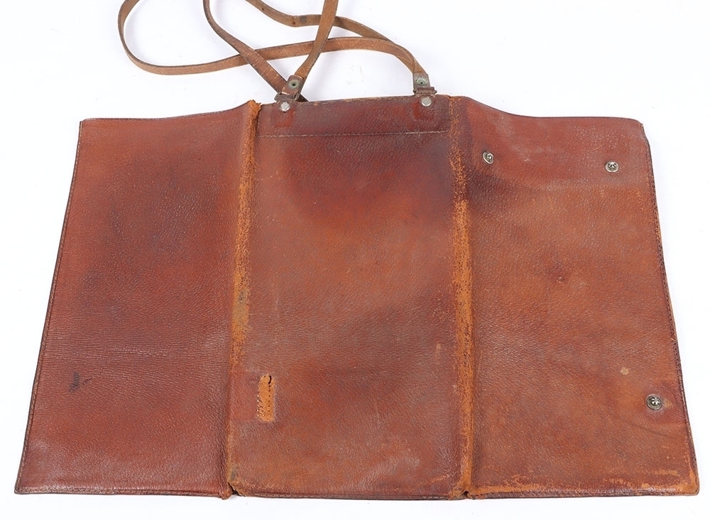 A Great War Leather Map Case