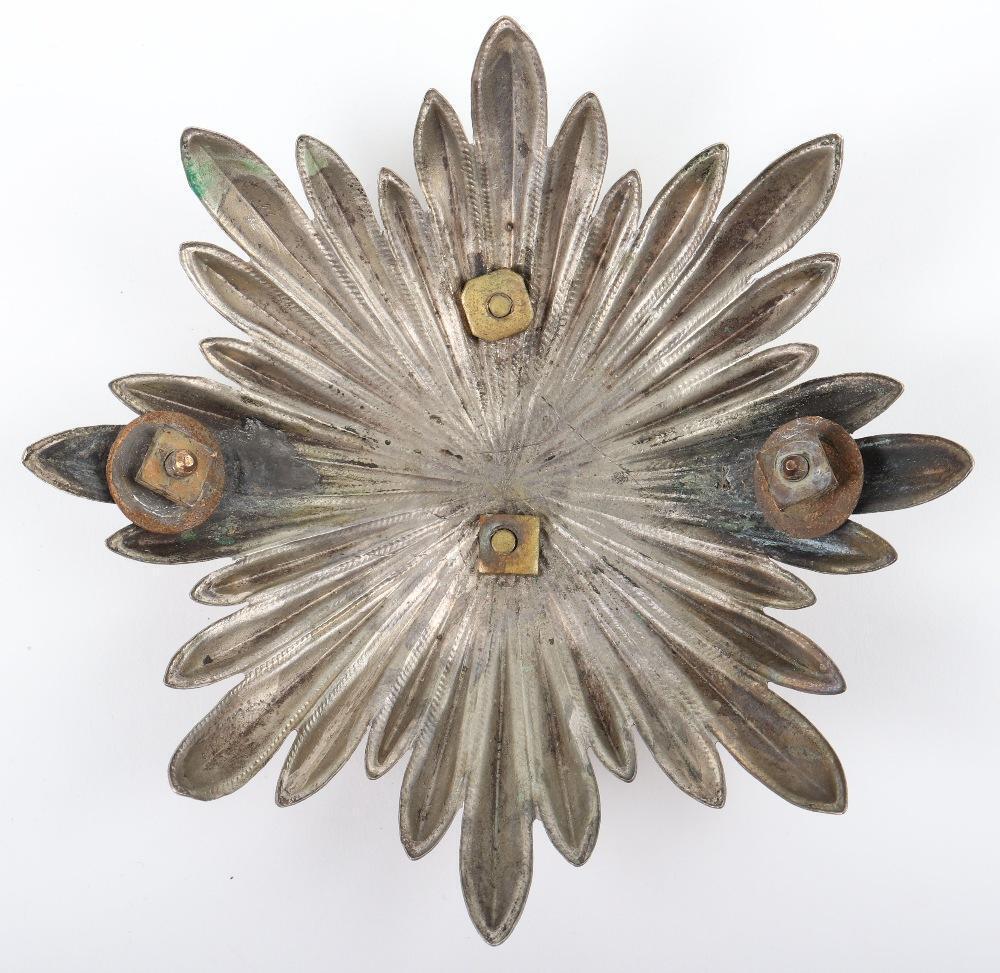 Imperial German Saxon Garde Reiter Enlisted Ranks Helmet Plate