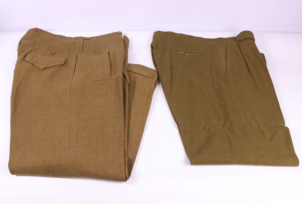 WW2 KRRC Uniform Grouping to Benson Davies, Battle Dress & Service Dress