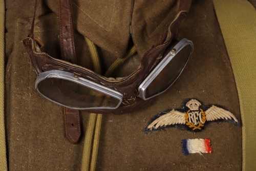 WW1 British Royal Flying Corps Museum Display