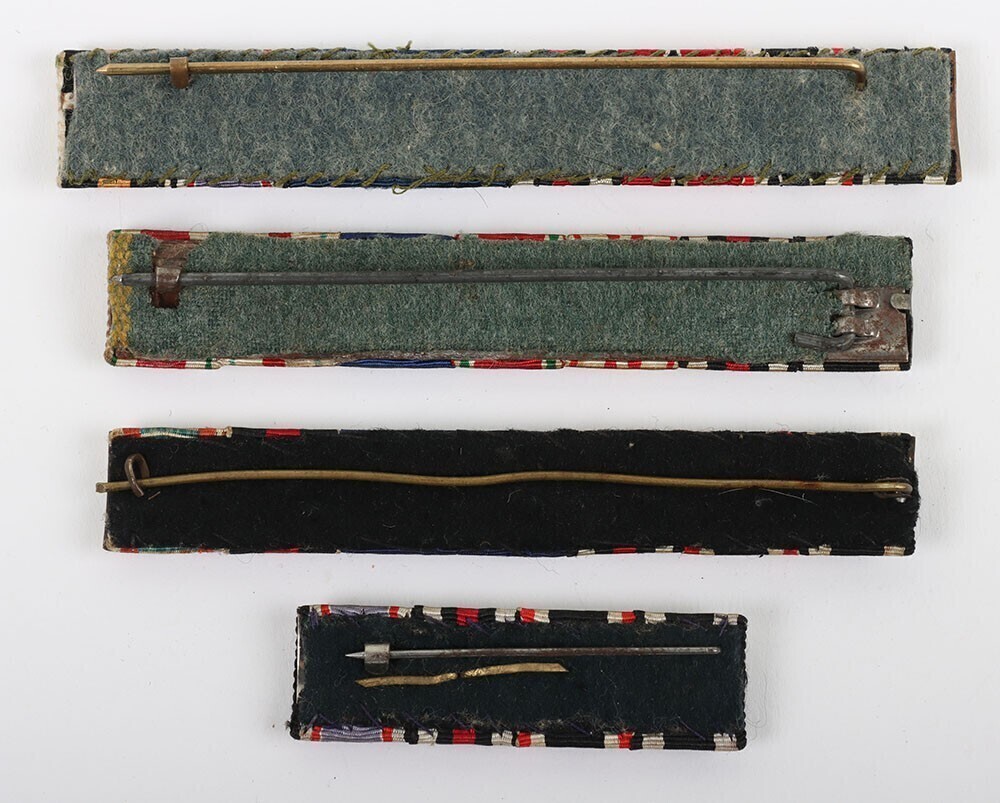 4x WW2 German Tunic Ribbon Bars
