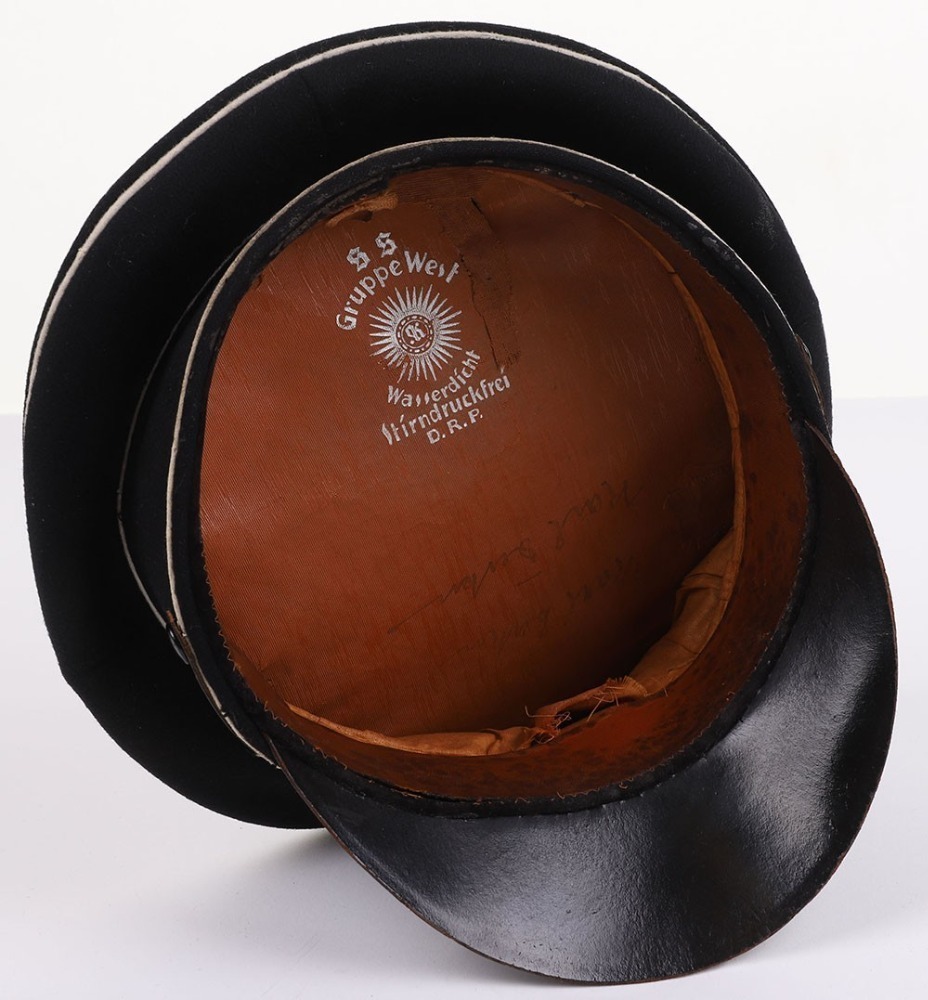 Third Reich Allgemeine-SS NCO's / Other Ranks Peaked Cap for SS Gruppe-West
