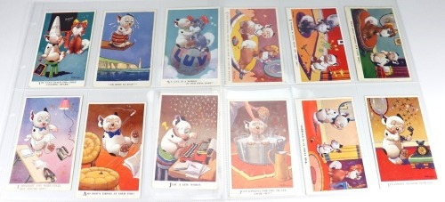 Collection of twenty-four original G.E Studdy Bonzo postcards,