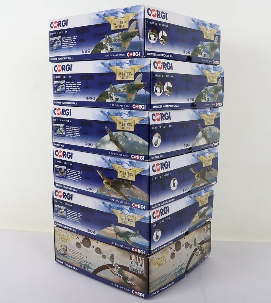 Six Corgi Aviation Aircraft Models