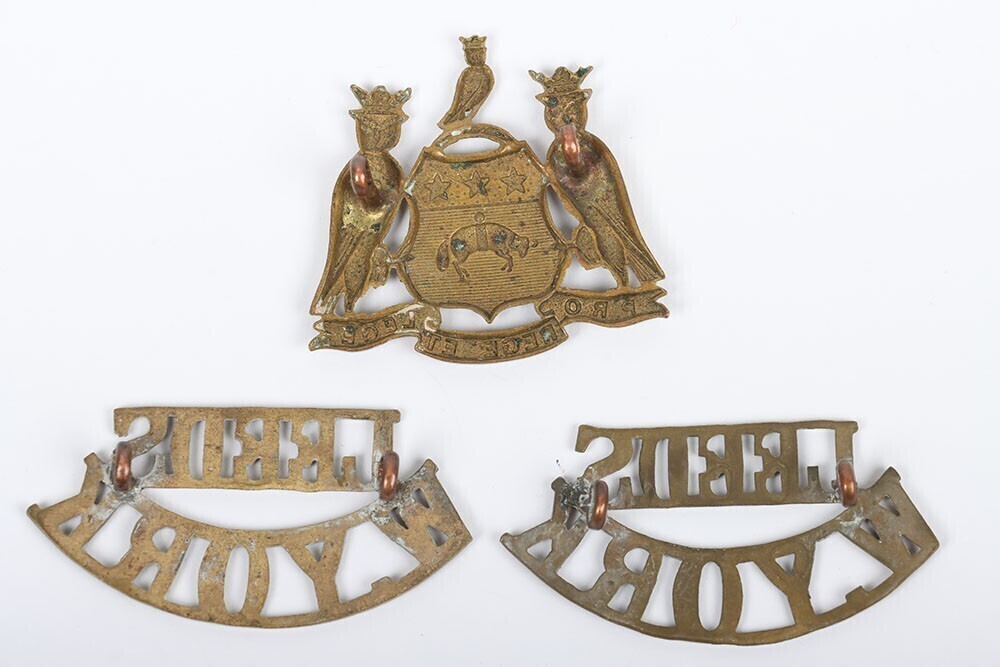 WW1 Leeds Pals 15th & 17th Battalion West Yorkshire Regiment Badges
