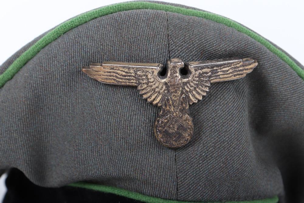 Waffen-SS Panzer Grenadiers Officers Crusher Type Cap