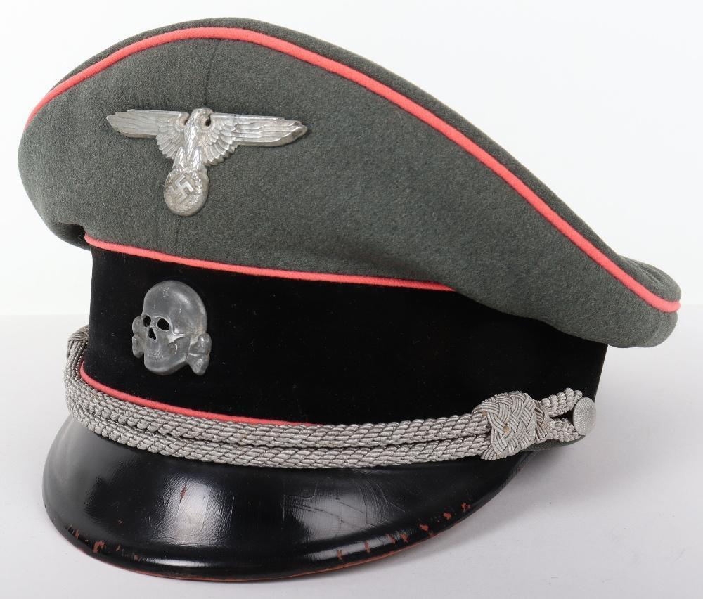 Waffen-SS Panzer Officers Peaked Cap