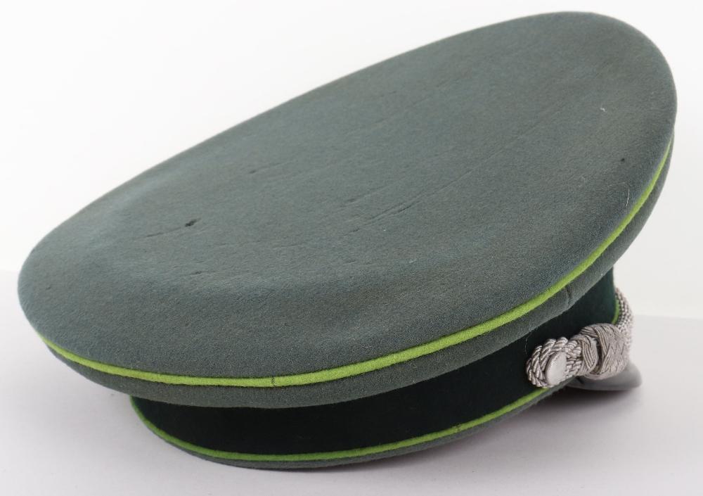 German Army Panzer Grenadier Officers Peaked Cap