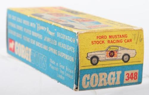 Corgi Toys 348 Ford Mustang 2 2 Flower Power Stock Racing Car