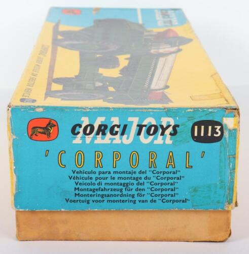 Corgi Major Toys 1113 Military ‘Corporal’ Guided Missile On Erector Vehicle