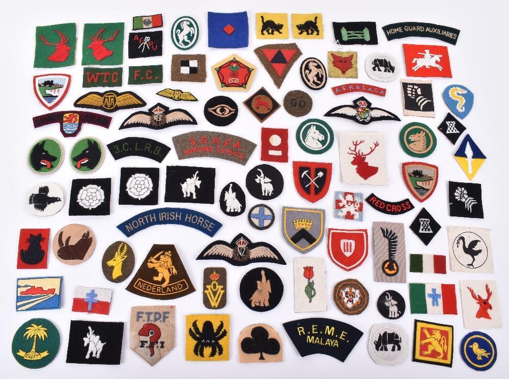 Quantity of Military Cloth Formation Signs and Shoulder Titles etc