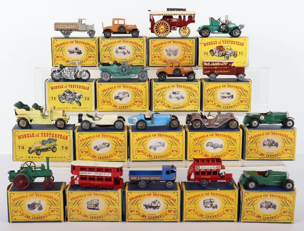 Eighteen Boxed Matchbox Lesney Models of Yesteryear 1st/2nd series