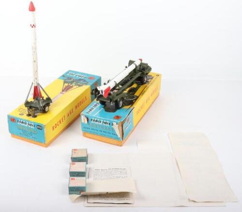 Boxed Corgi Toys 1113 Corporal Guided missile on Erector vehicle