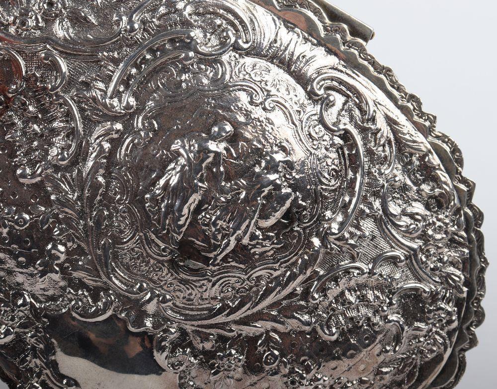 A fine Victorian silver tortoiseshell casket, George Fox, London 1893