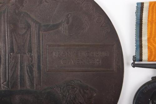 Great War Casualty British War Medal and Bronze Memorial Plaque 17th ...