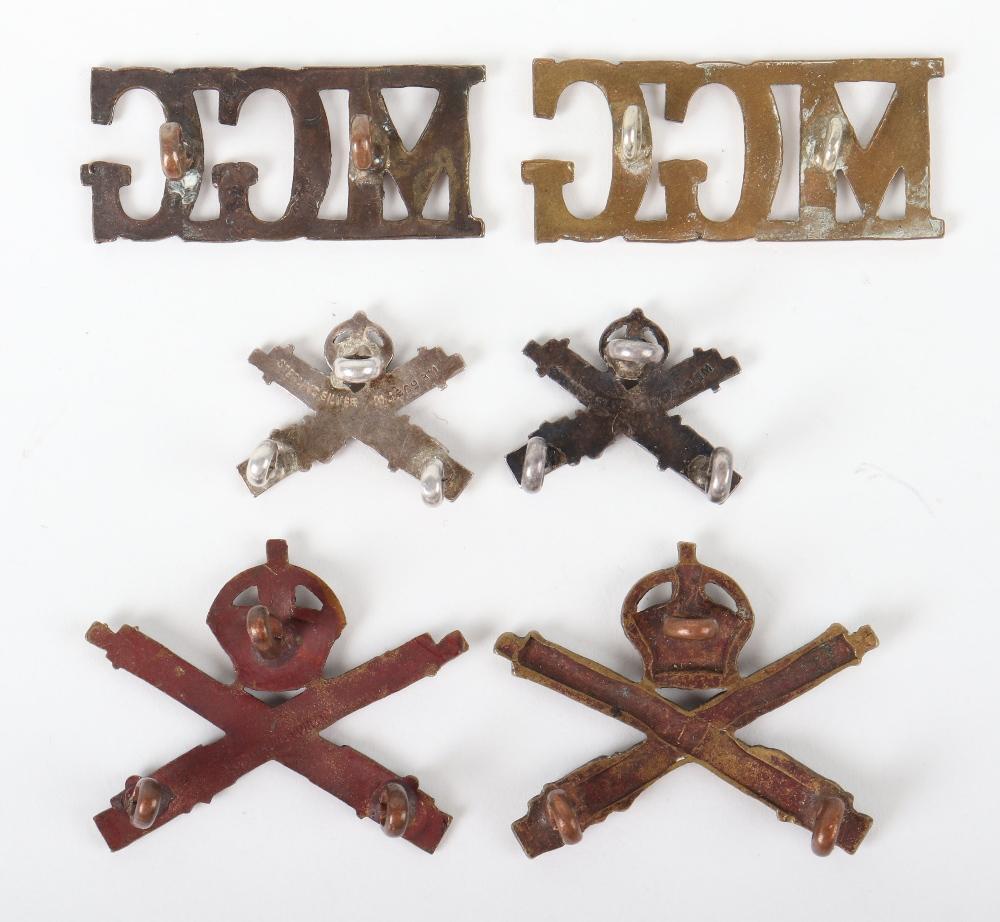 Selection of WW1 Machine Gun Corps Badges