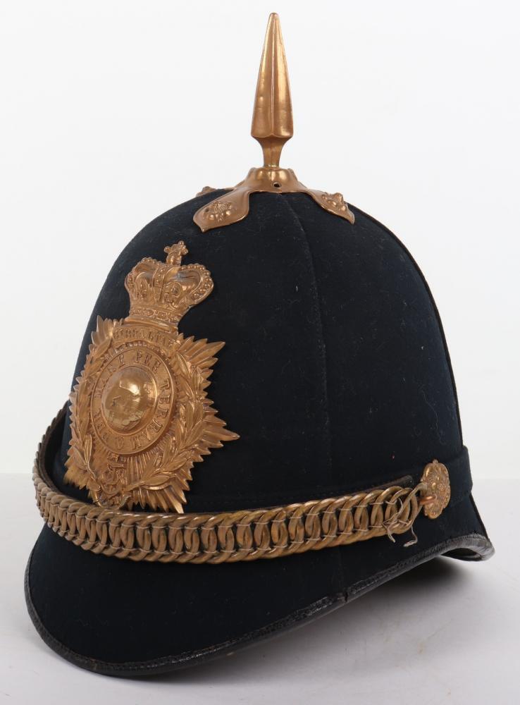 Victorian Royal Marines Light Infantry Other Ranks Home Service Helmet