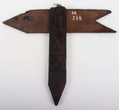 Rare Original WW1 British Trench Sign