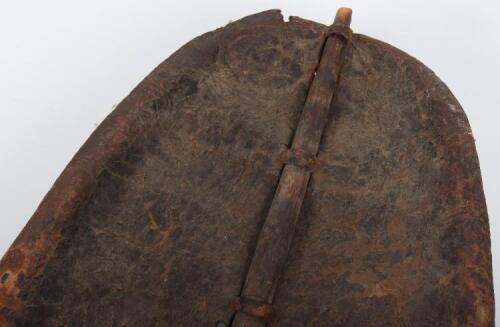 Large Nuer Tribe South Sudan Warriors Battle Shield